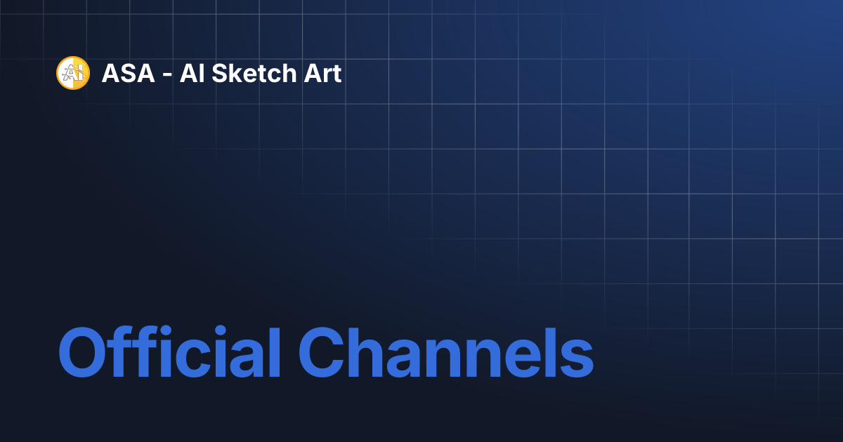 Official Channels | ASA - AI Sketch Art